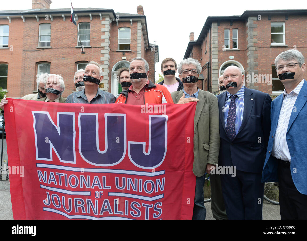 NUJ protest letter Stock Photo - Alamy