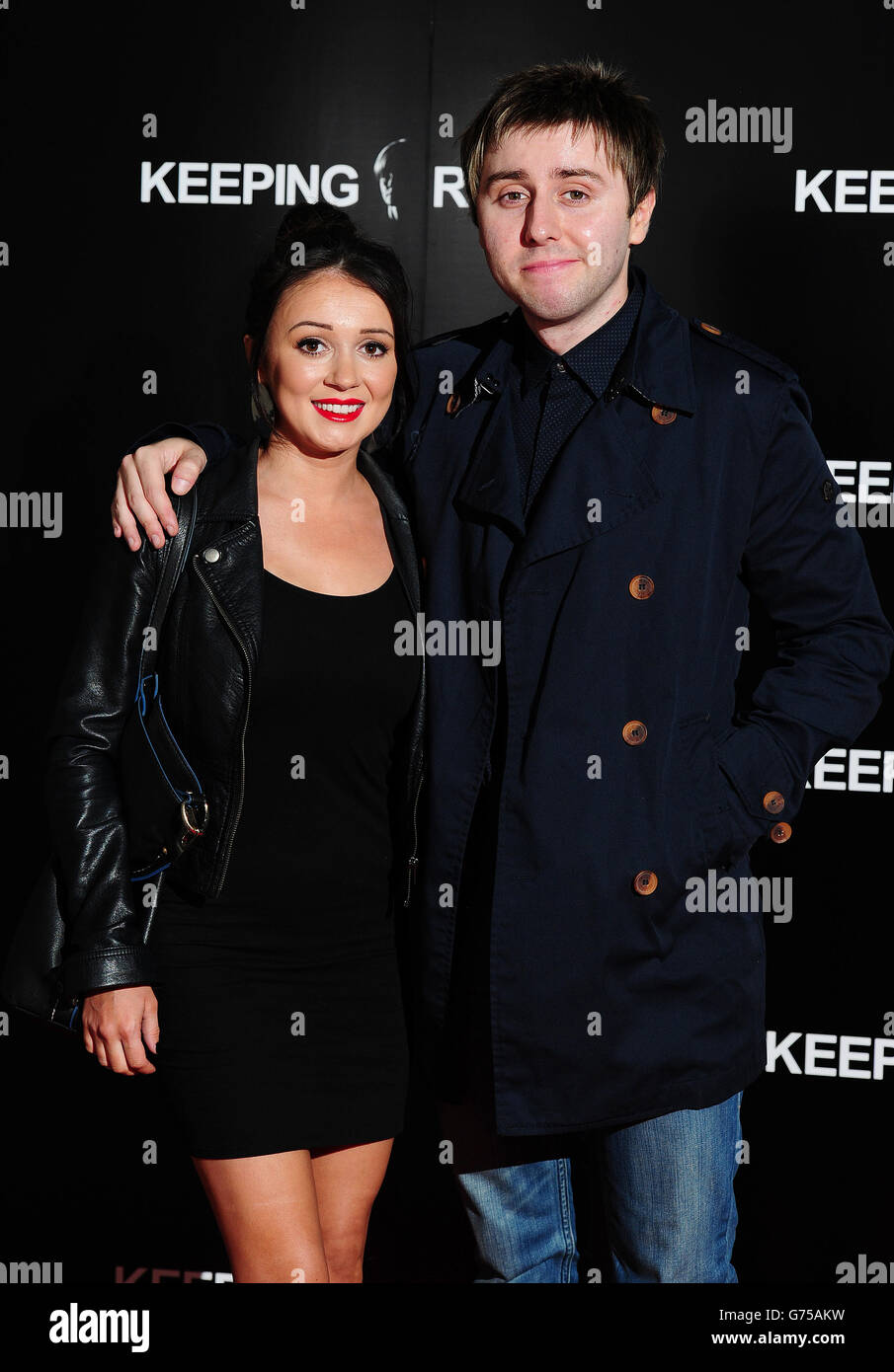 James Buckley and his wife Clair Meek attending the Keeping Rosy ...