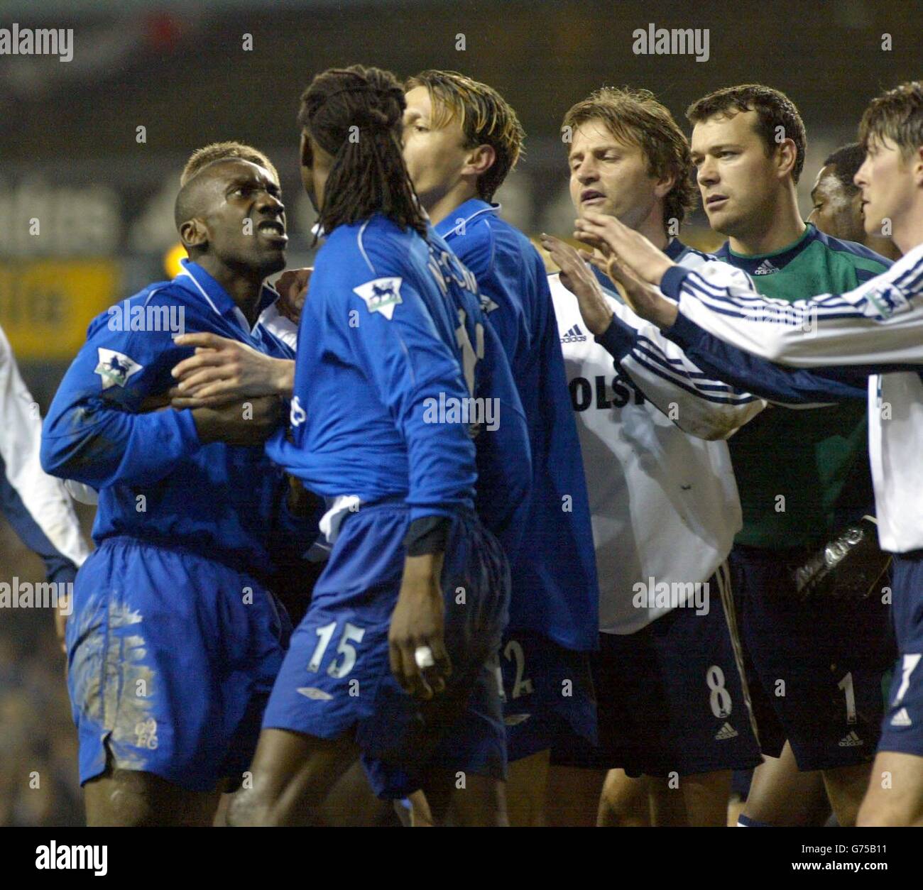 Hasselbaink chelsea tottenham white hi-res stock photography and images ...
