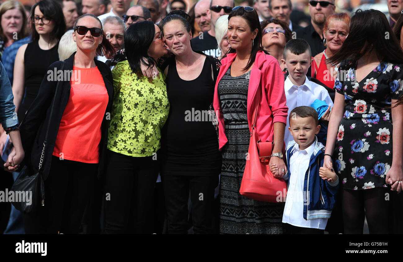 The family of Gerry Conlon, who was wrongly convicted of the 1974 IRA ...