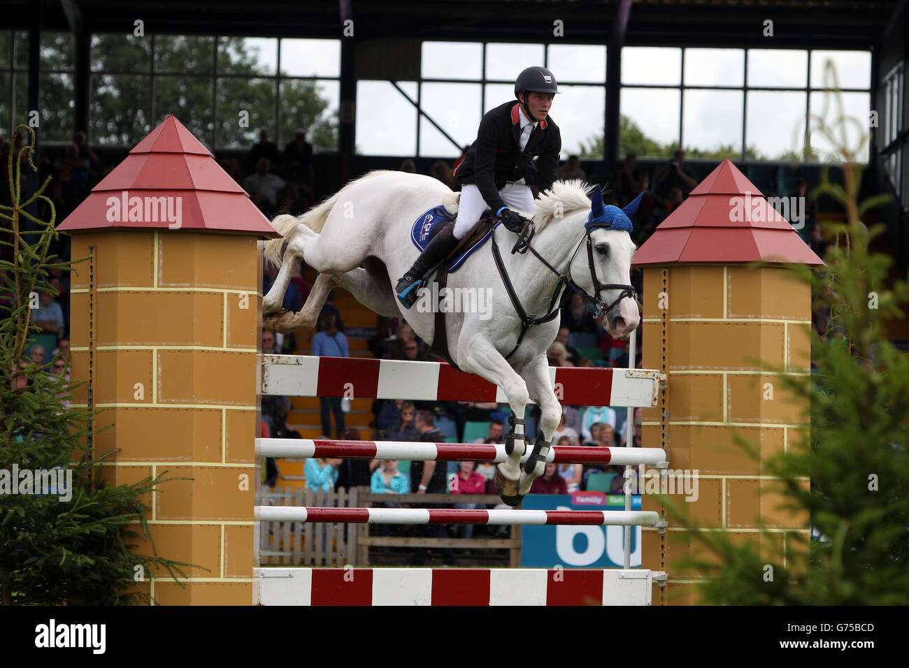 Great Britain's Timothy Page riding Santa Cruise competes in the Tom ...