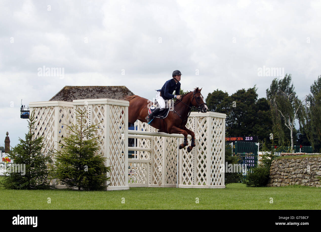 Ireland's Daniel Coyle riding Zuidam competes in the Tom Hudson Derby ...