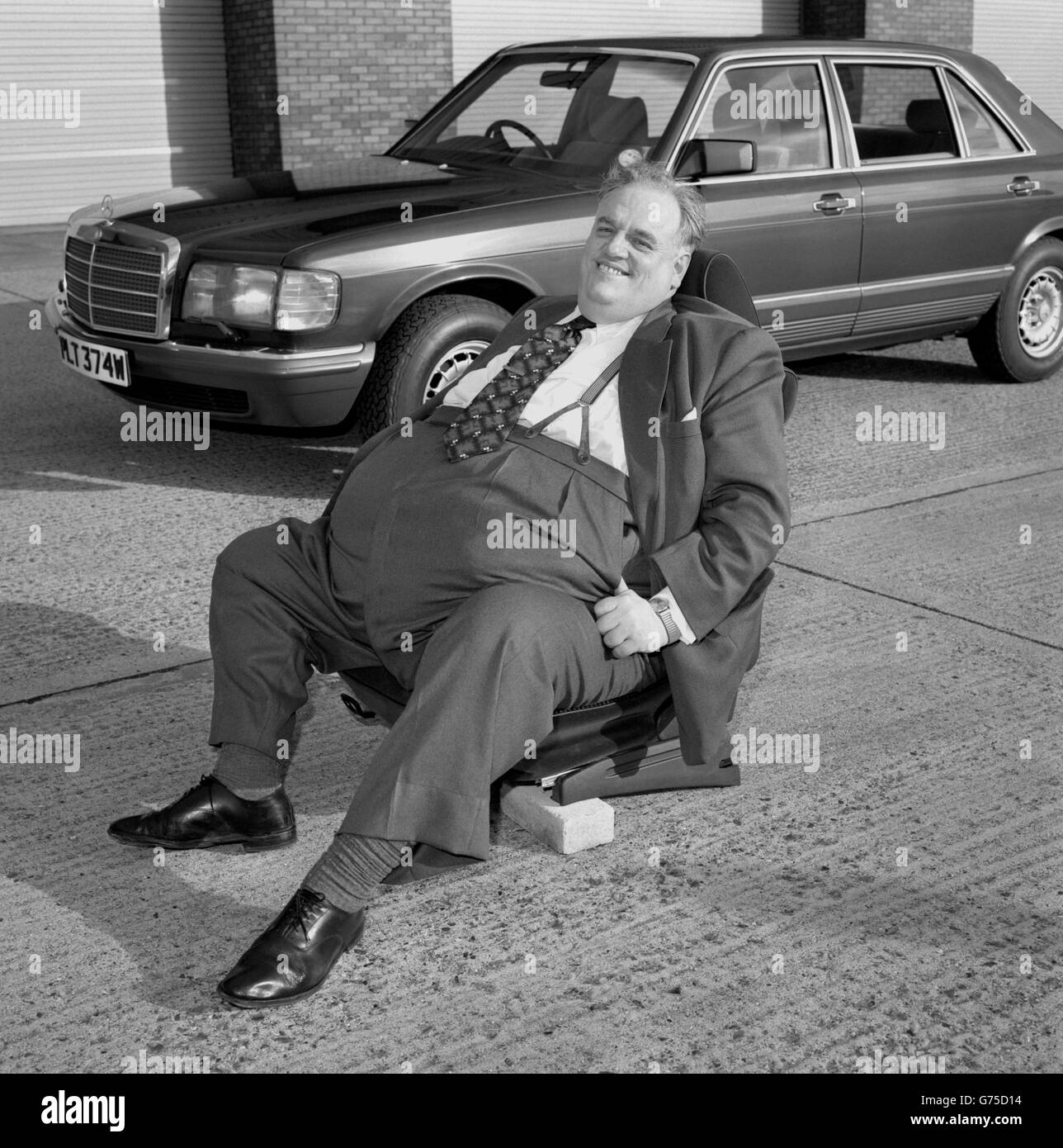 Politics - Mercedes Headquarters - MP Cyril Smith - Hayes Stock Photo ...