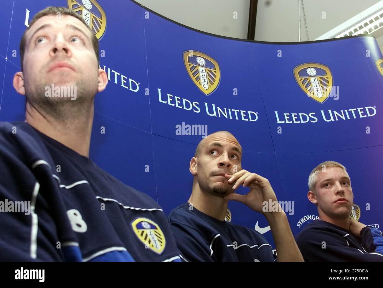 Leeds Defend Brian Kidd Stock Photo - Alamy