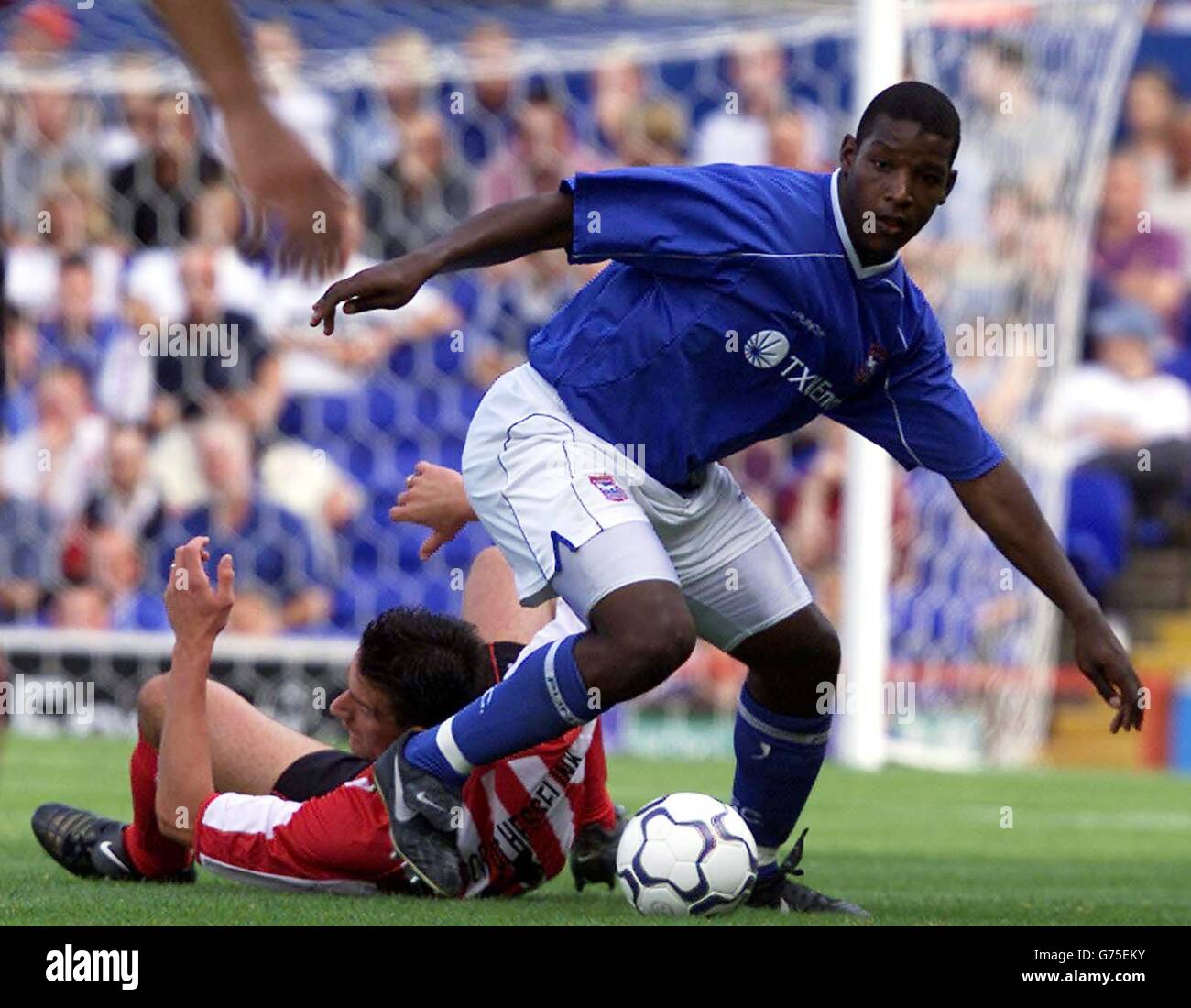 Football action titus bramble hi-res stock photography and images - Alamy