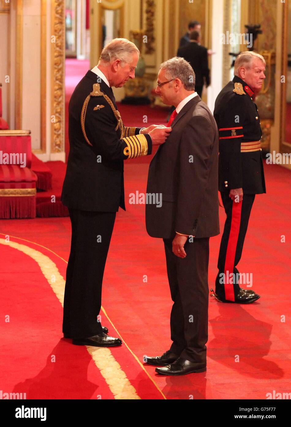 Mr. Peter Barron from Darlington is made an MBE (Member of the Order of ...