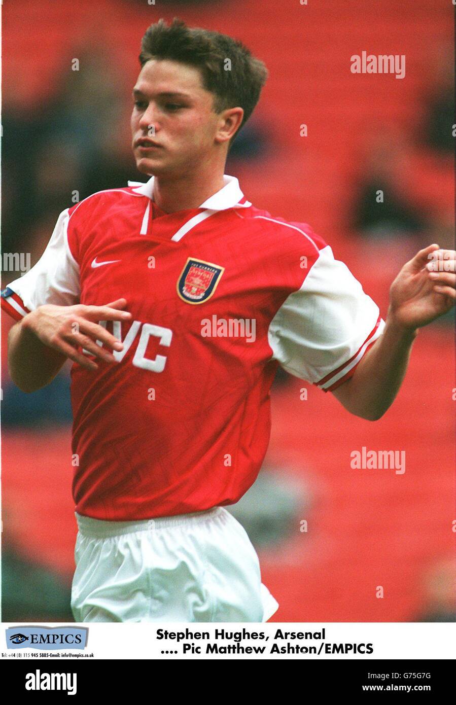 Soccer - Arsenal Reserves v Luton Town Reserves. Stephen Hughes ...