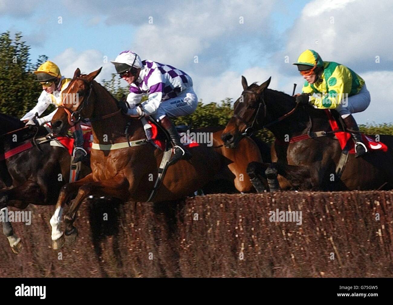 Sandown Storm Damage Stock Photo - Alamy