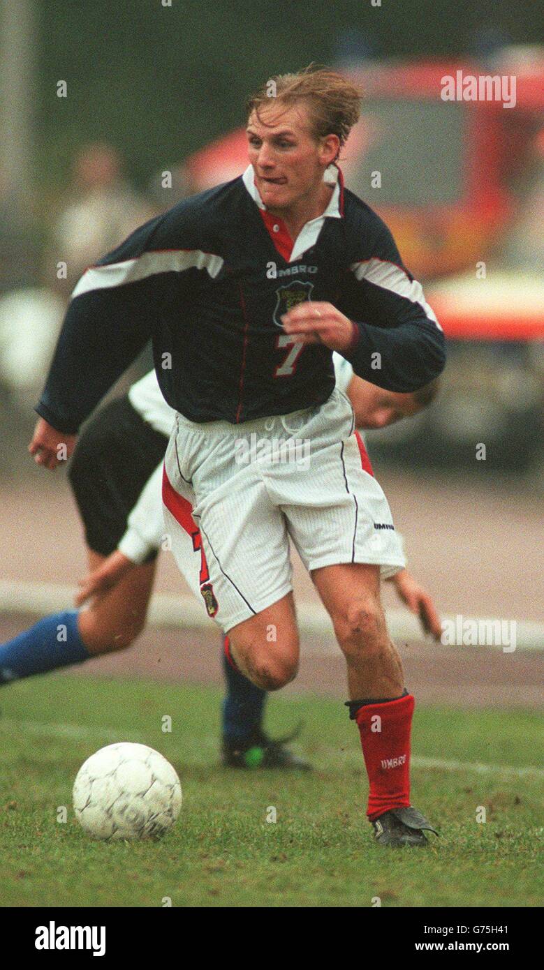 Soccer world cup qualifier estonia v scotland hi-res stock photography ...