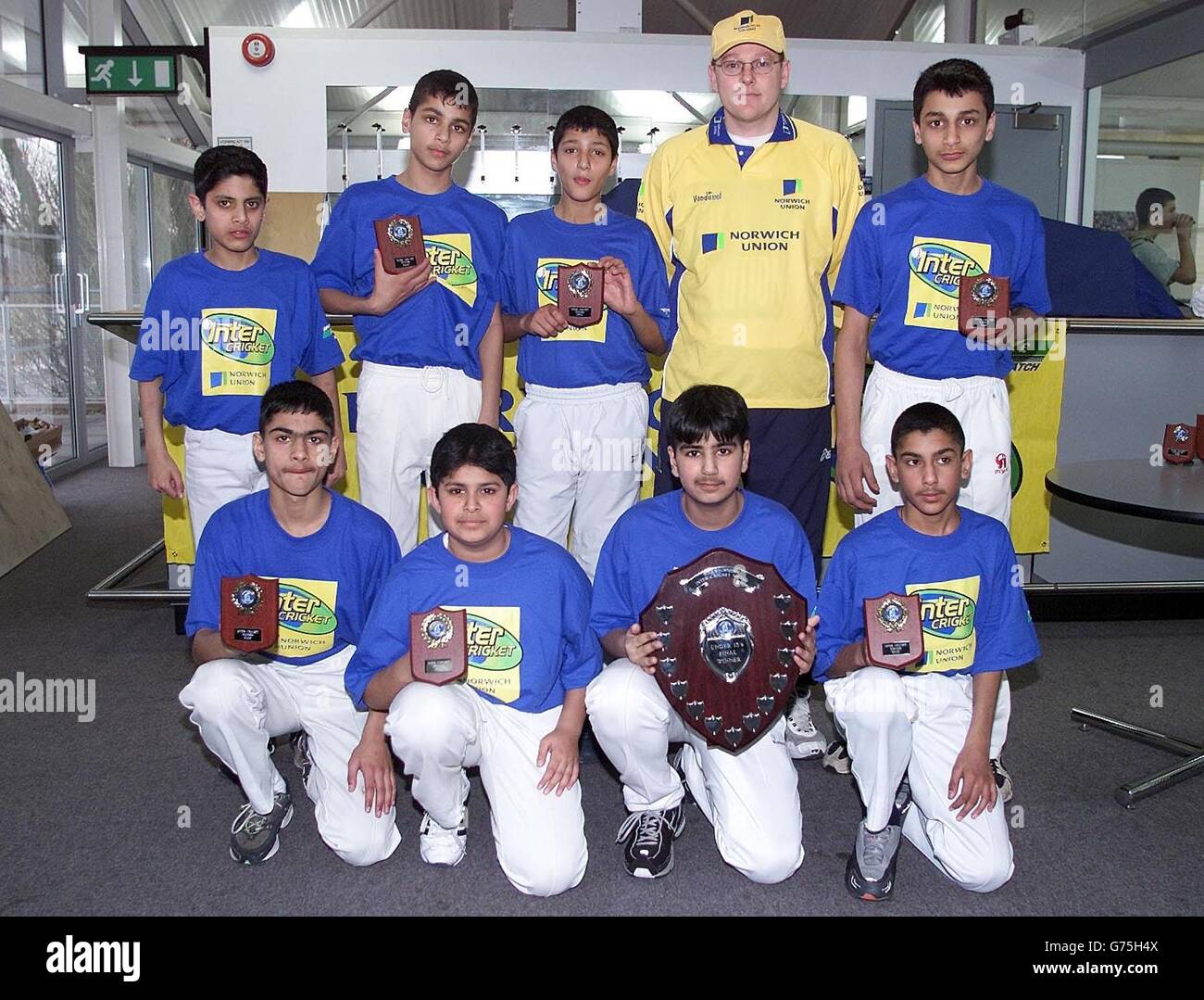 Members of the cricket club at Small Heath Inner City School ...
