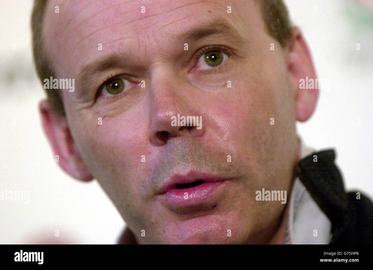 England rugby union coach, Clive Woodward at a press conference, at the ...