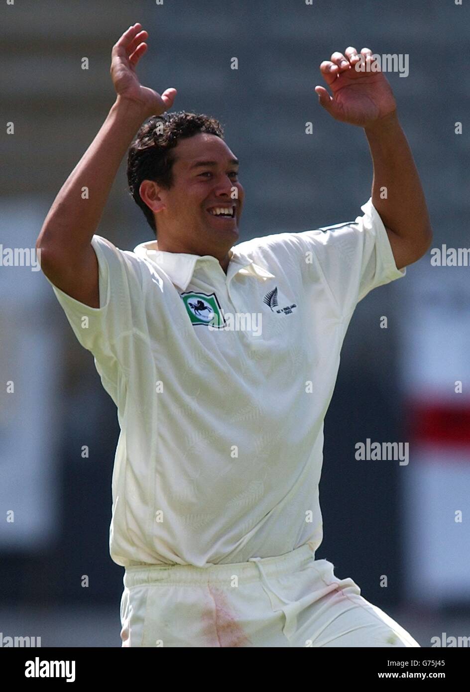 New Zealand's Daryl Tuffey Stock Photo - Alamy