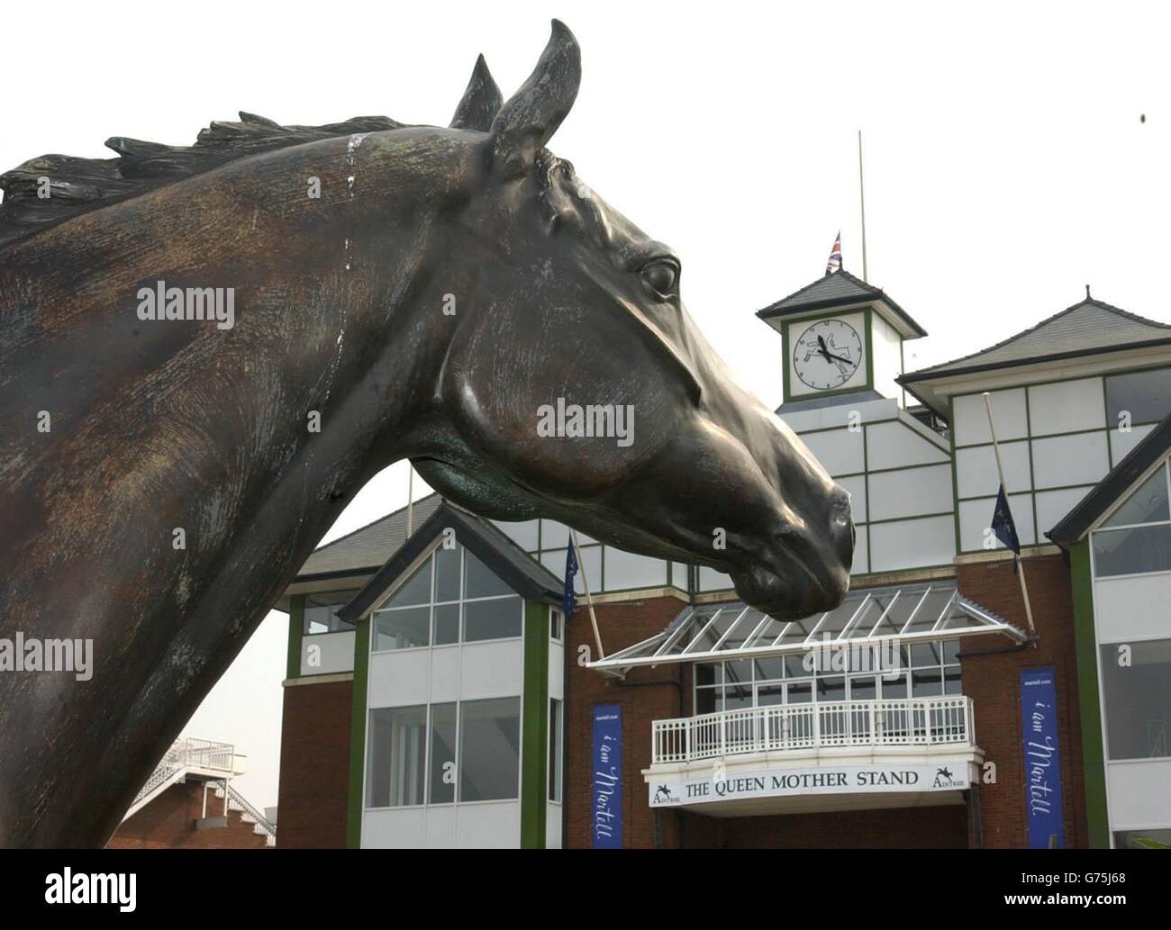 Queen Mother Stand at Aintree Stock Photo - Alamy