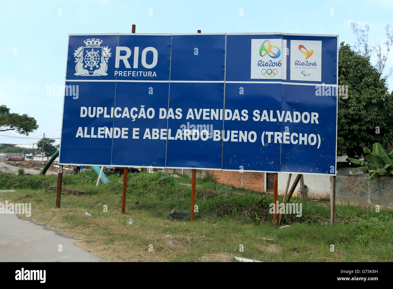 2016 rio olympics sign hi-res stock photography and images - Alamy