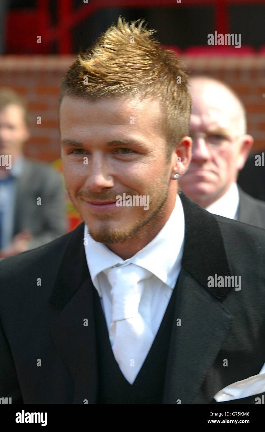 Man Utd Beckham Stock Photo - Alamy