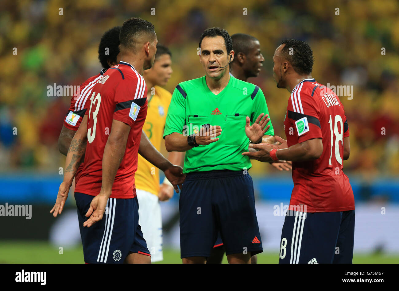 Soccer - FIFA World Cup 2014 - Quarter Final - Brazil v Colombia ...