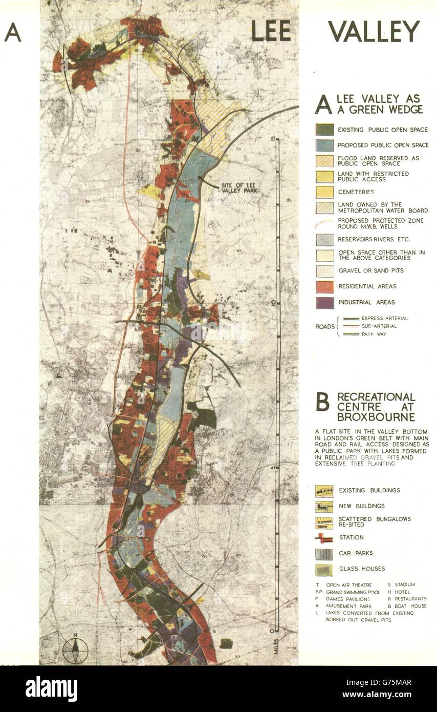 Detailed map of london hi-res stock photography and images - Alamy