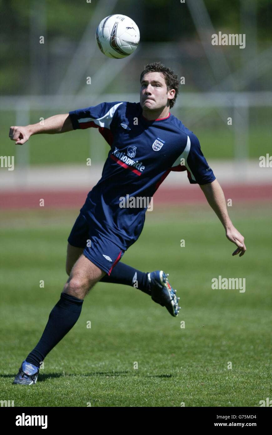 Football training david dunn hi-res stock photography and images - Alamy