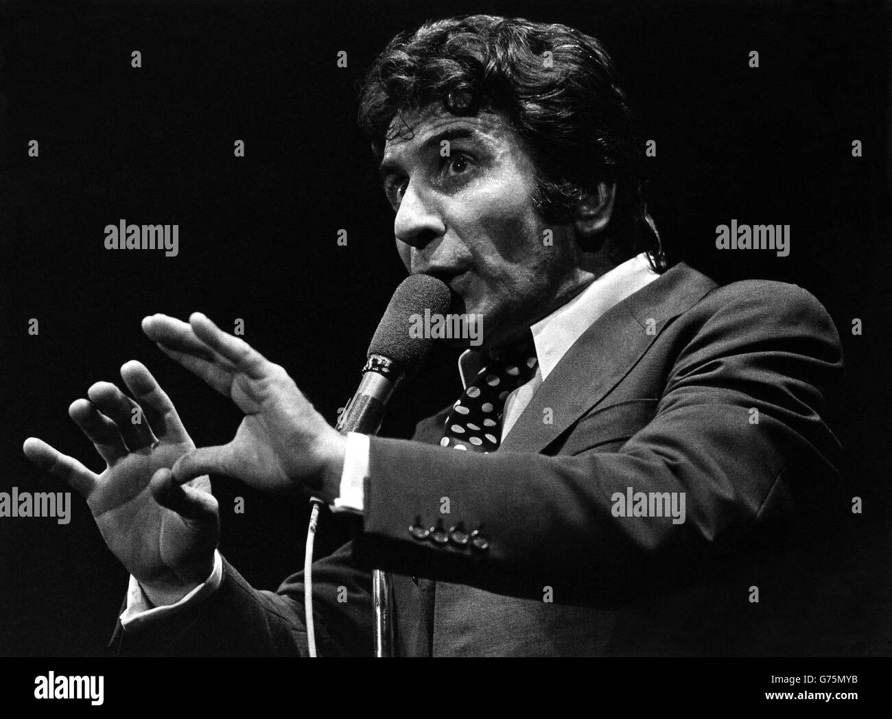 GILBERT BÉCAUD French singer Stock Photo - Alamy