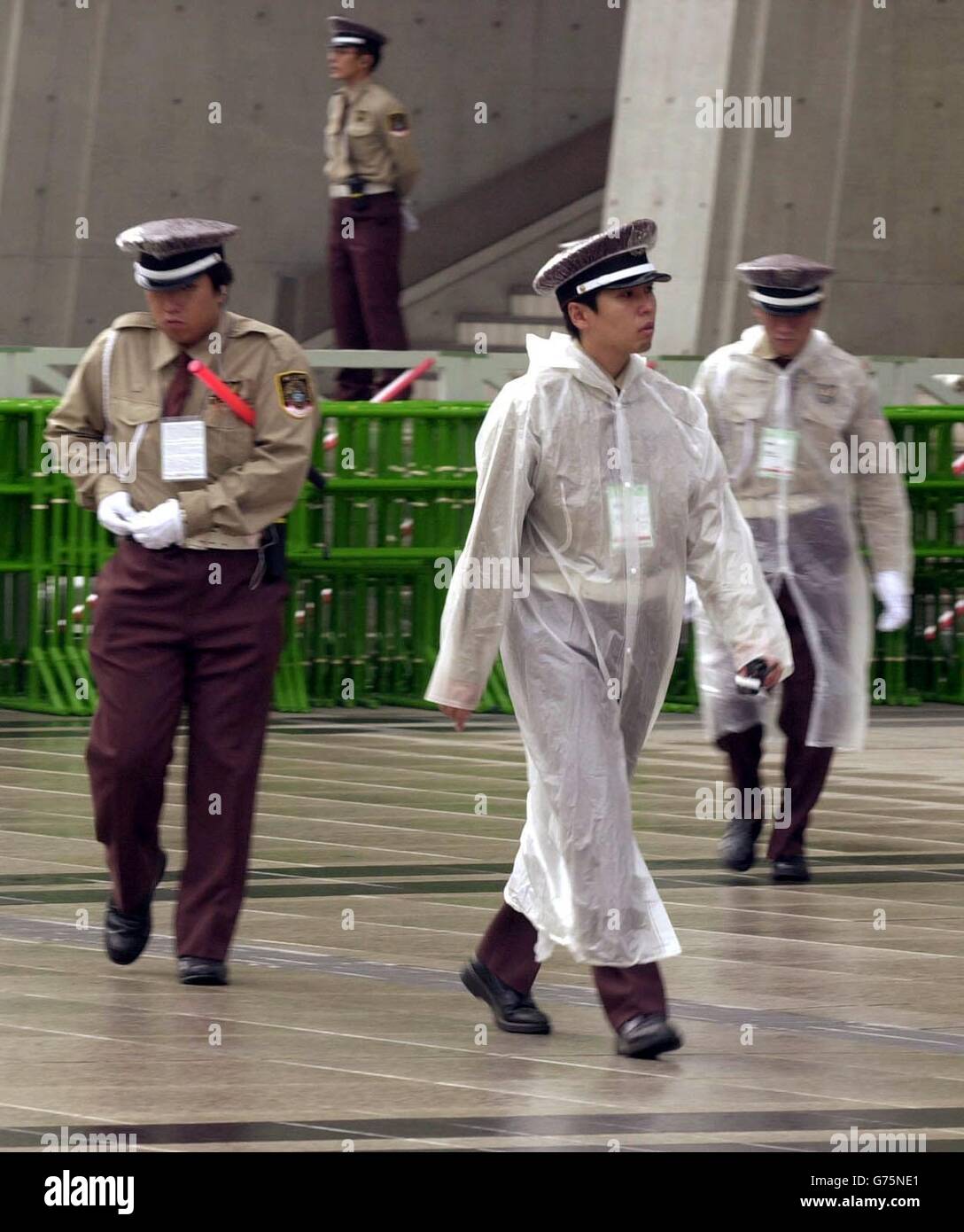 Security guards at Osaka Stock Photo - Alamy