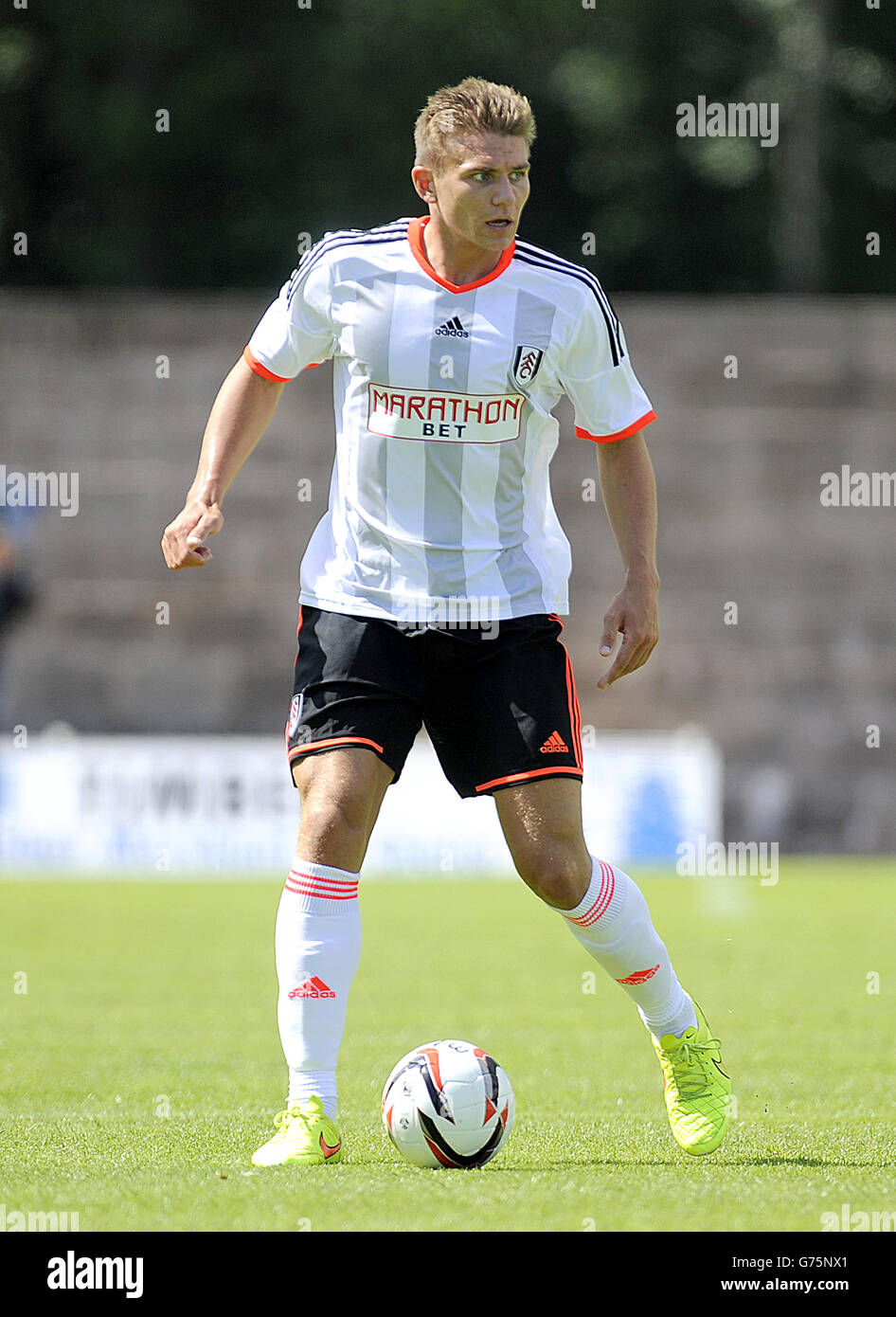 Soccer pre season friendly east fife v fulham bayview stadium hi-res ...