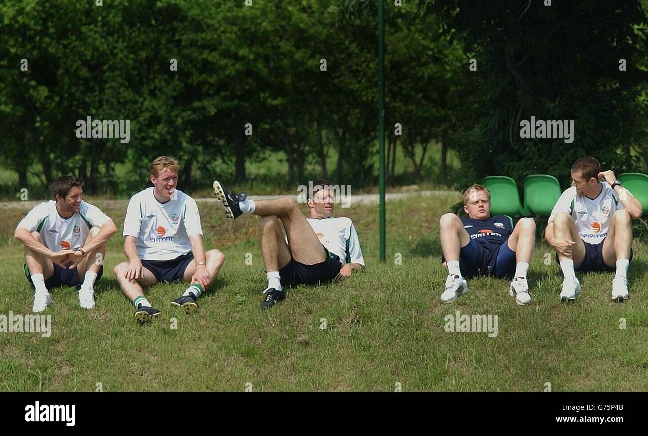 Irish team's training session Stock Photo - Alamy