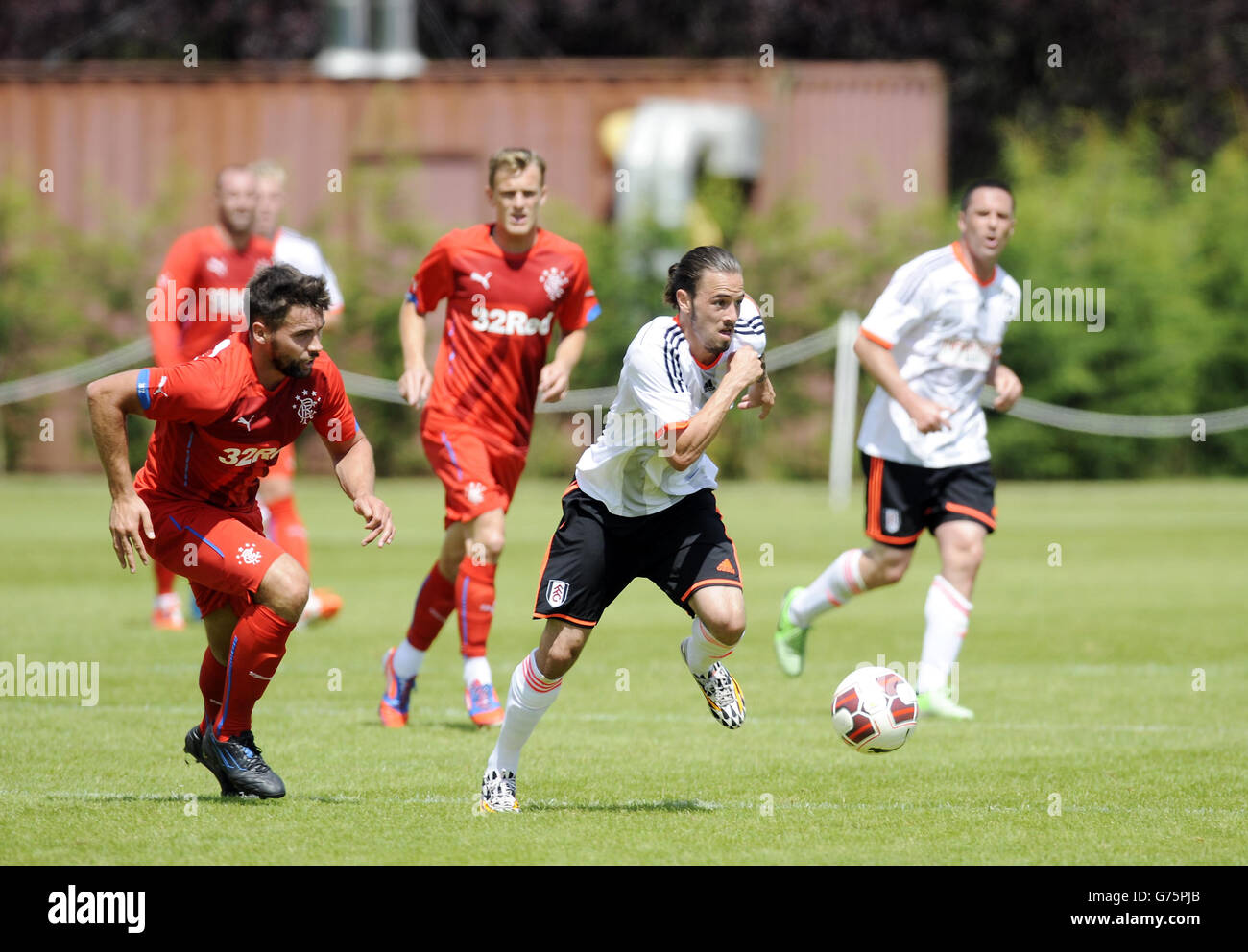 Soccer - Pre Season Friendly - Rangers v Fulham - Murray Park. Fulham's ...
