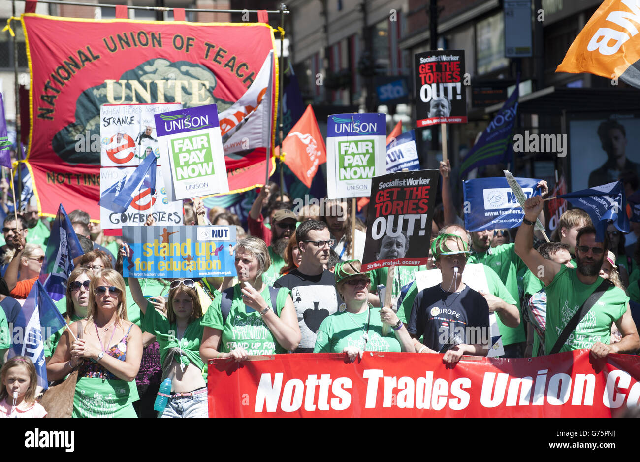 Public sector strike Stock Photo - Alamy