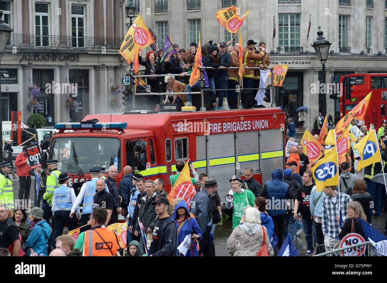 Public sector strike Stock Photo - Alamy