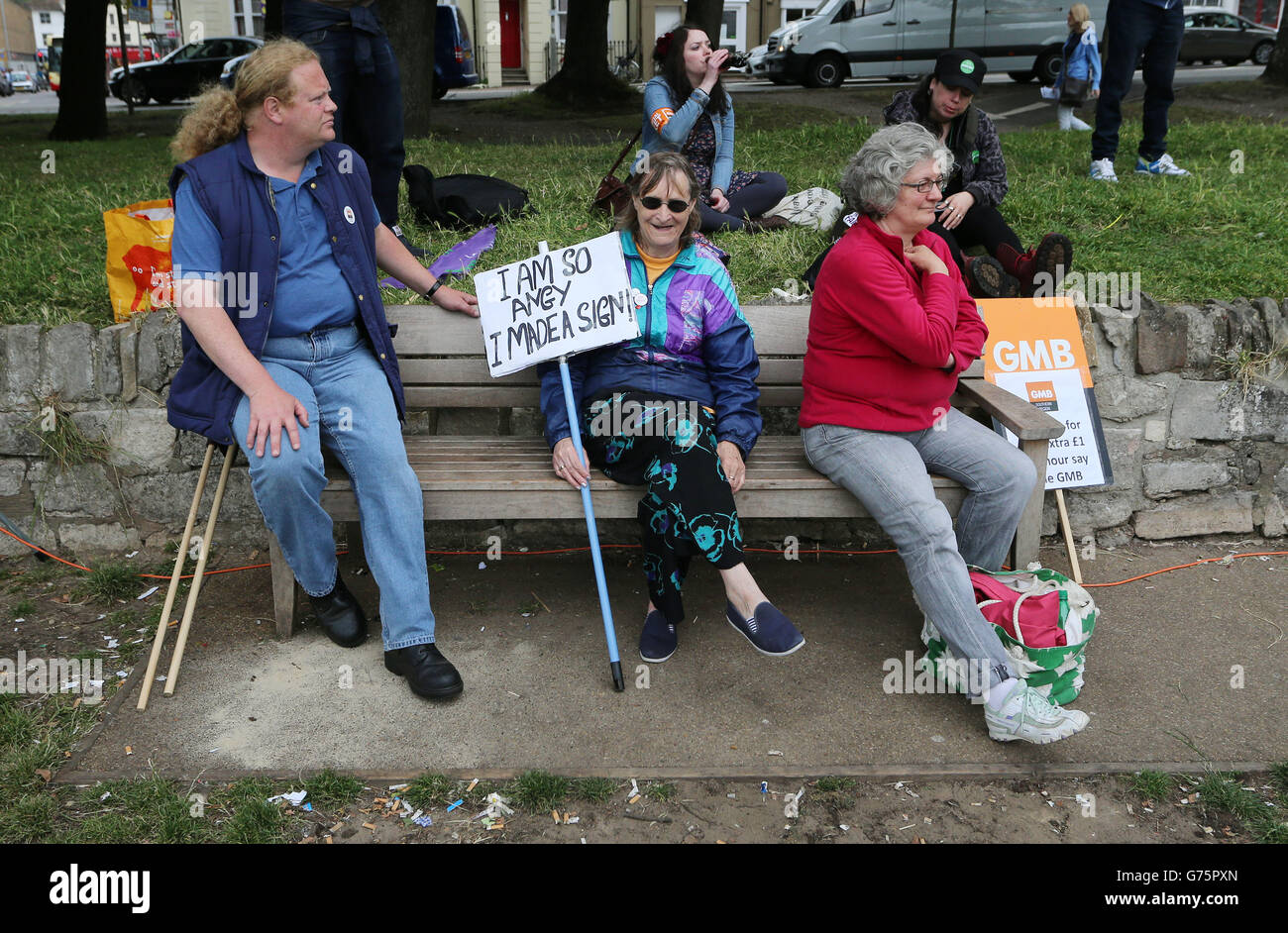 Public sector strike Stock Photo - Alamy