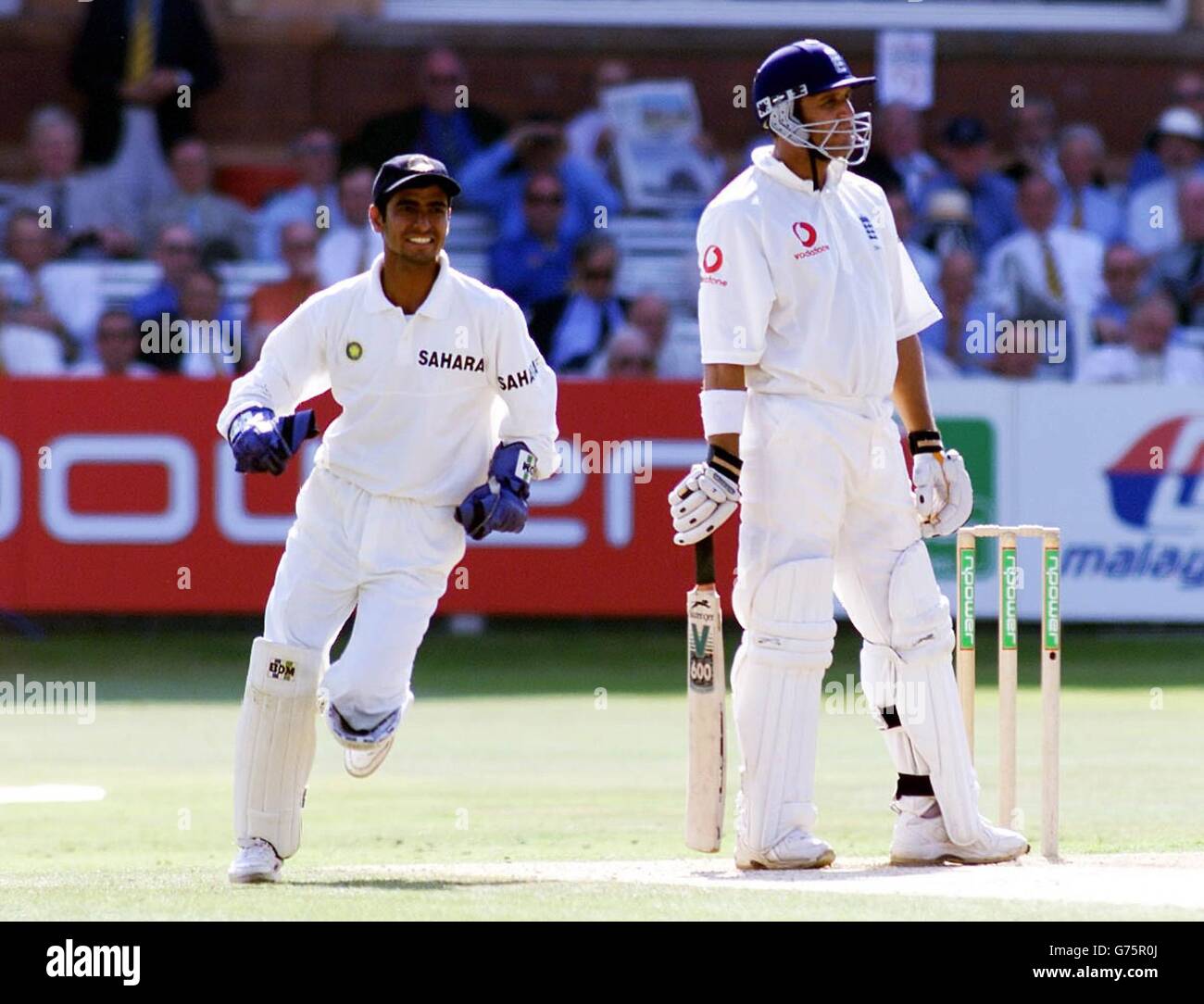 Indian wicket keeper ajay ratra celebrates l hi-res stock photography ...