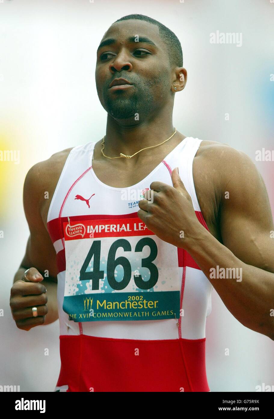 Darren Campbell Commonwealth Games Stock Photo - Alamy