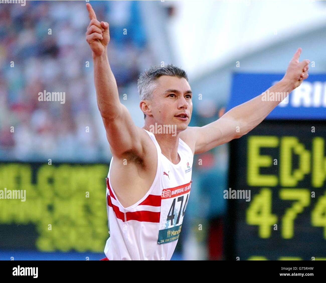 Jonathan Edwards - Triple Jump Stock Photo - Alamy