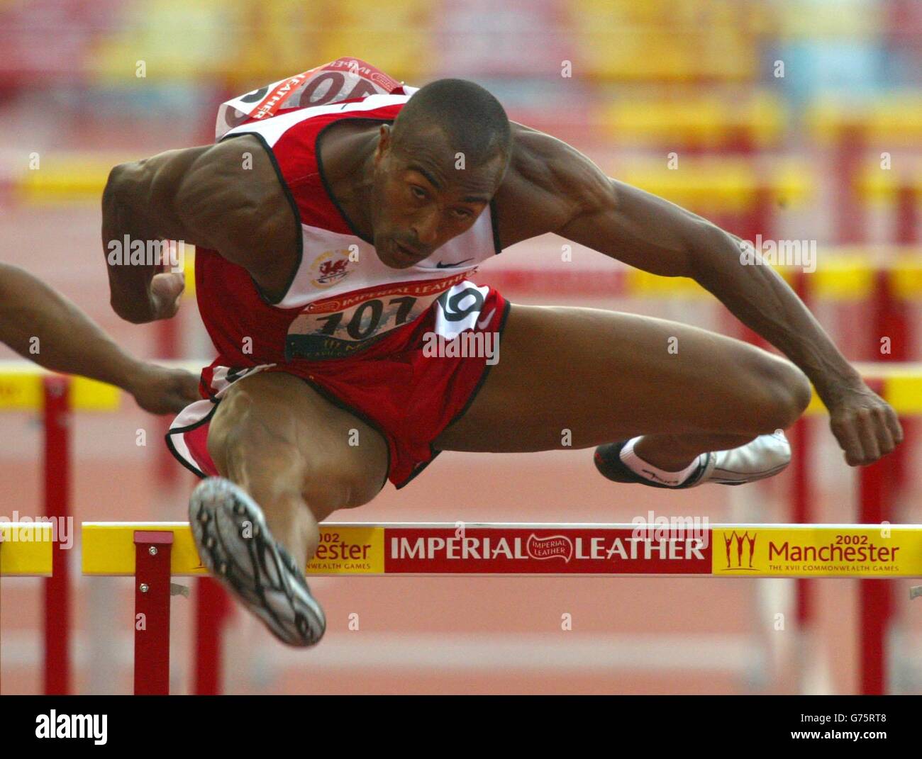 Colin Jackson Commomwealth Games Stock Photo - Alamy