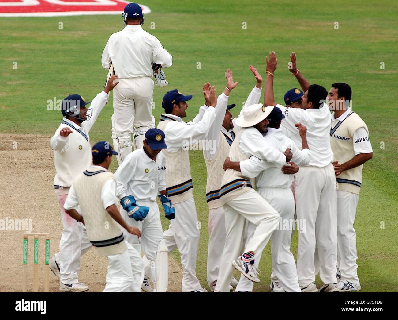 Kumble england v india hi-res stock photography and images - Alamy