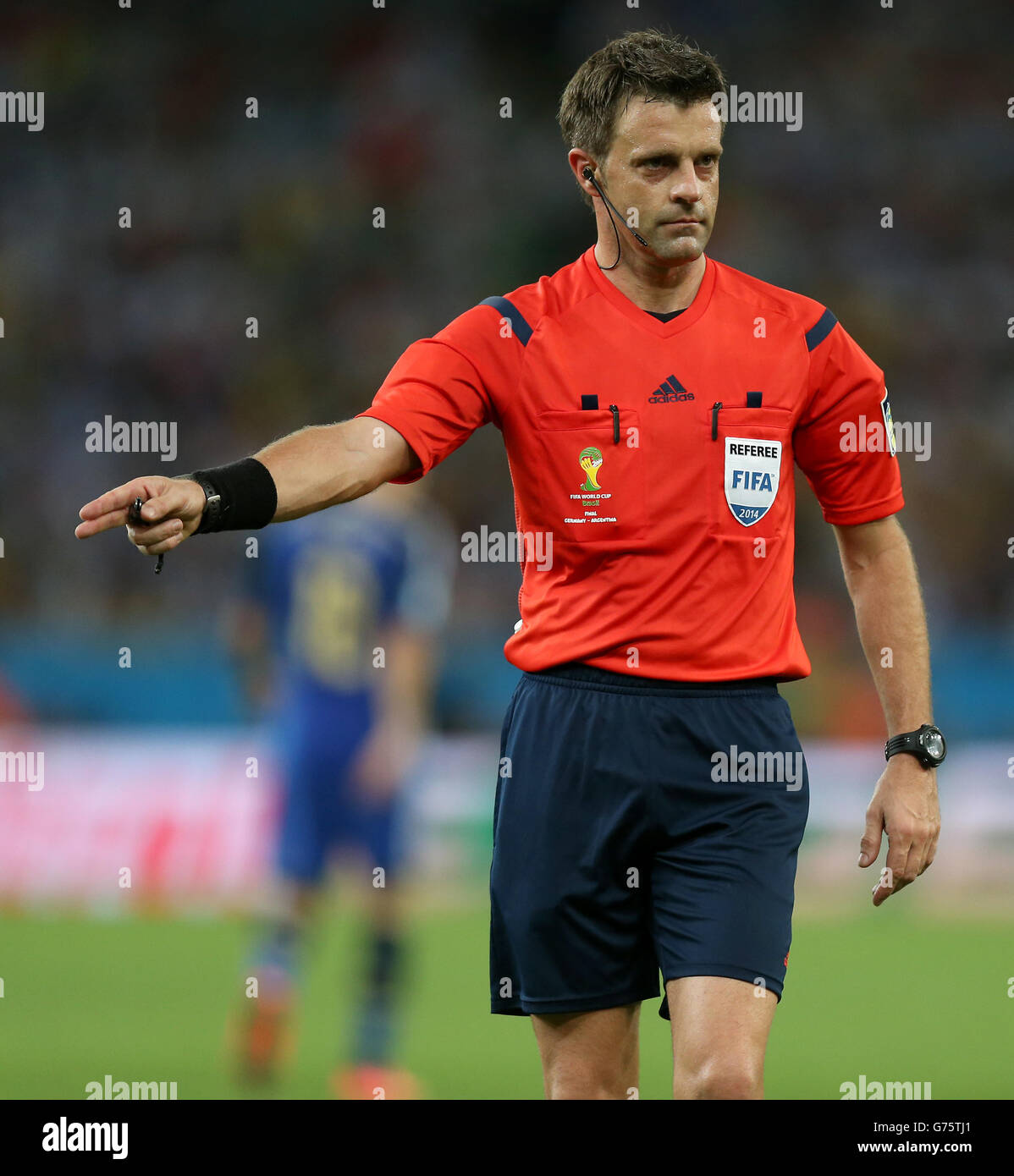 Match referee Nicola Rizzoli during the FIFA World Cup Final at the ...