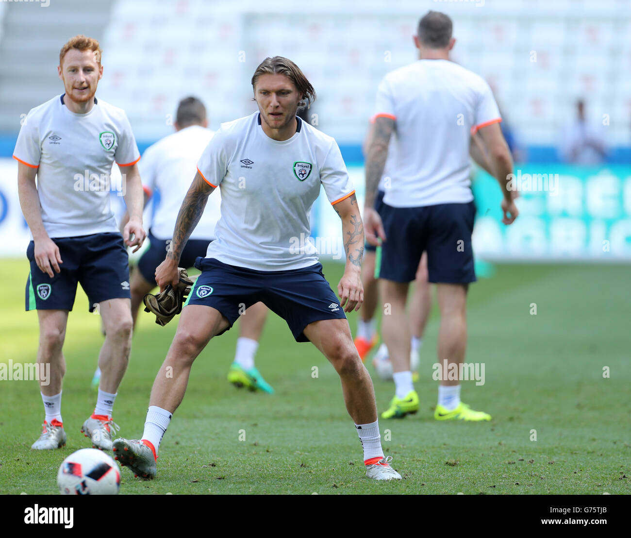 Republic of Ireland's Jeff Hendrick during a training session at the ...
