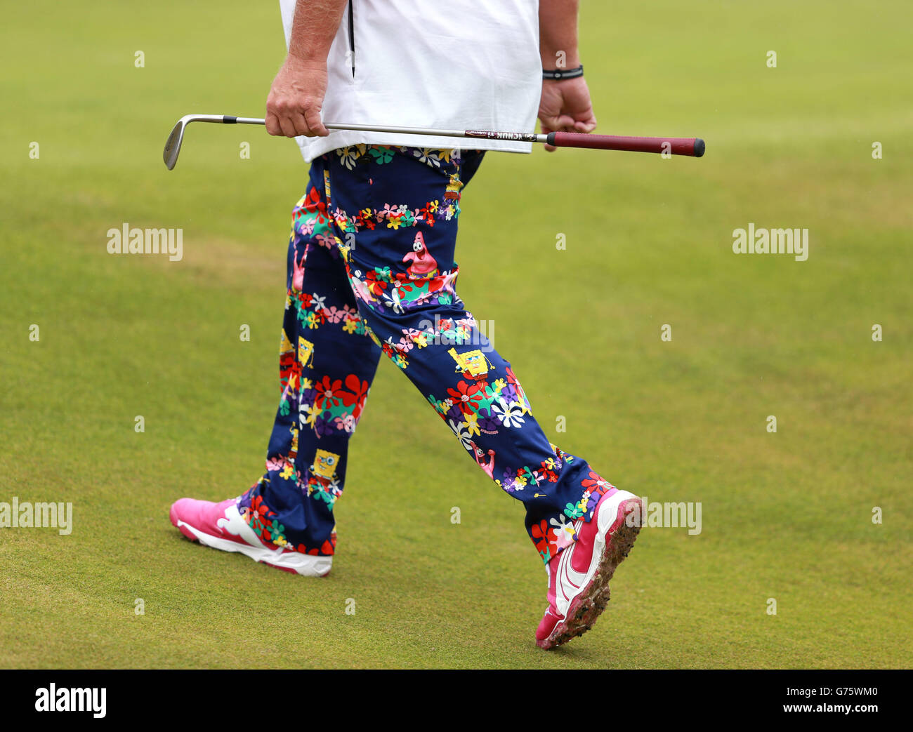 USA's John Daly during practice day four of the 2014 Open Championship ...