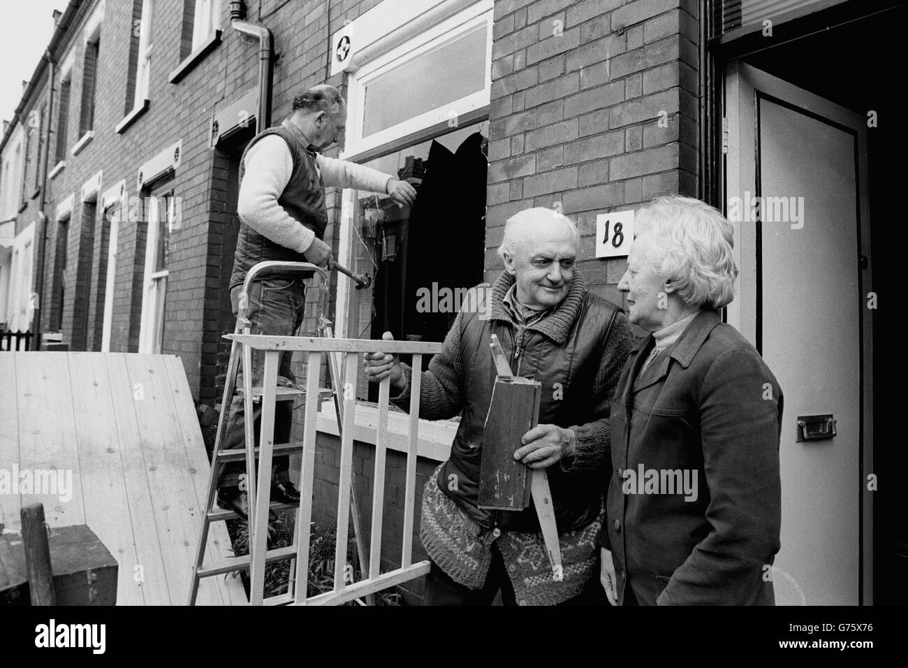 Football hooligans 1980s hi-res stock photography and images - Alamy