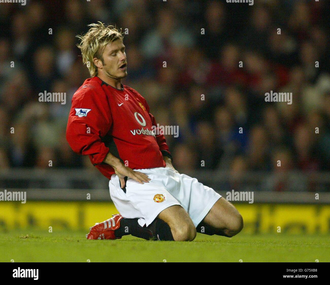 Manchester United v Everton - Beckham Stock Photo - Alamy