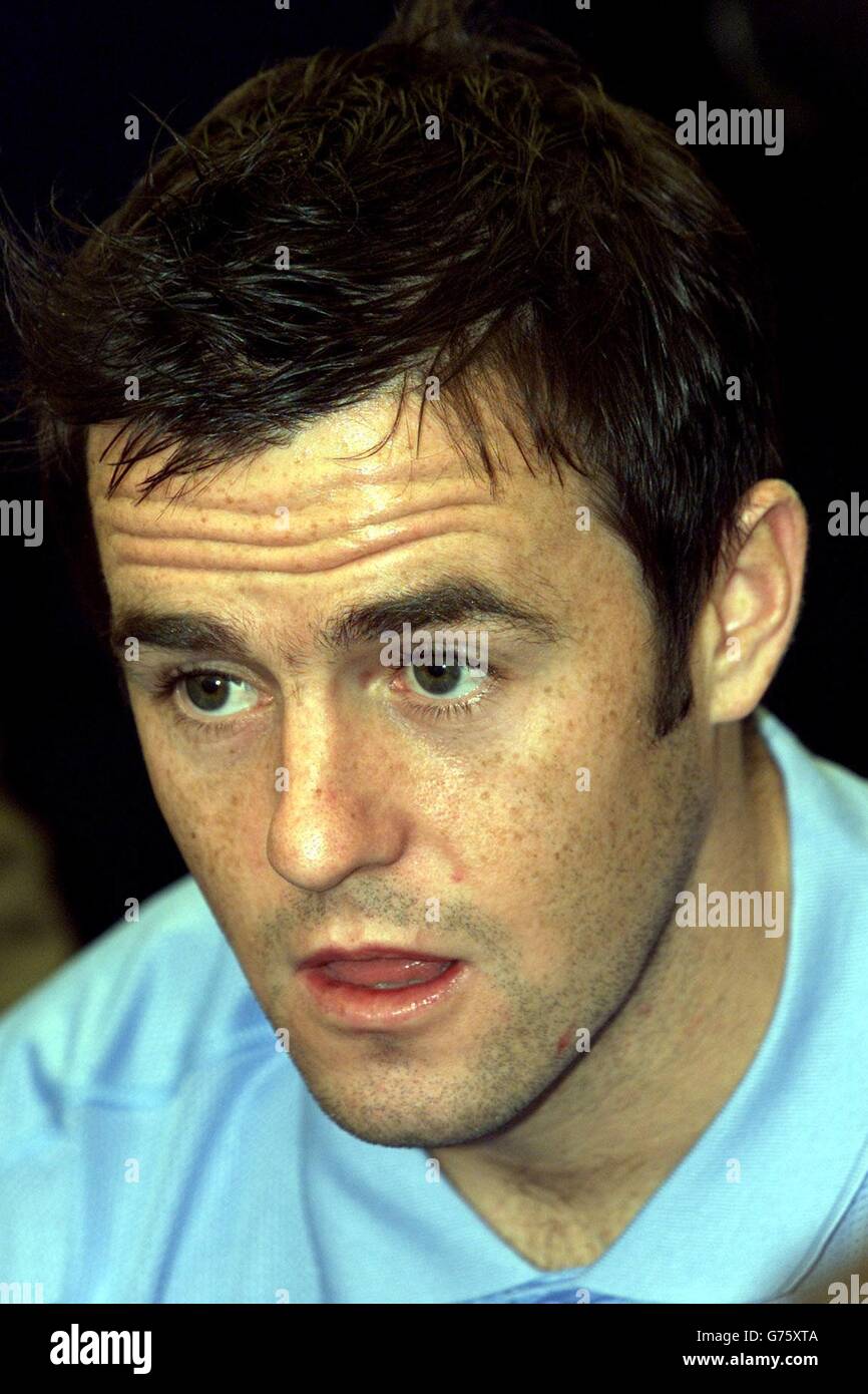 Blackburn Rovers' David Thompson talks at media confrence about his ...