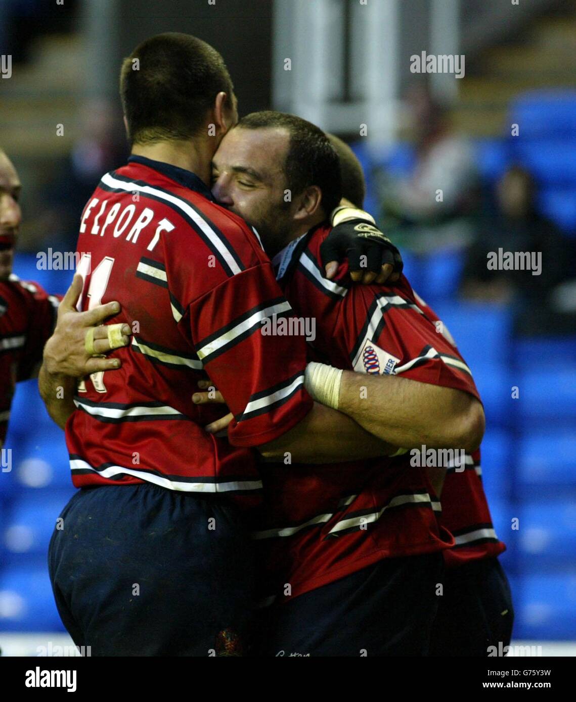 Rugby union celebrating scoring rodrigo roncero hi-res stock ...