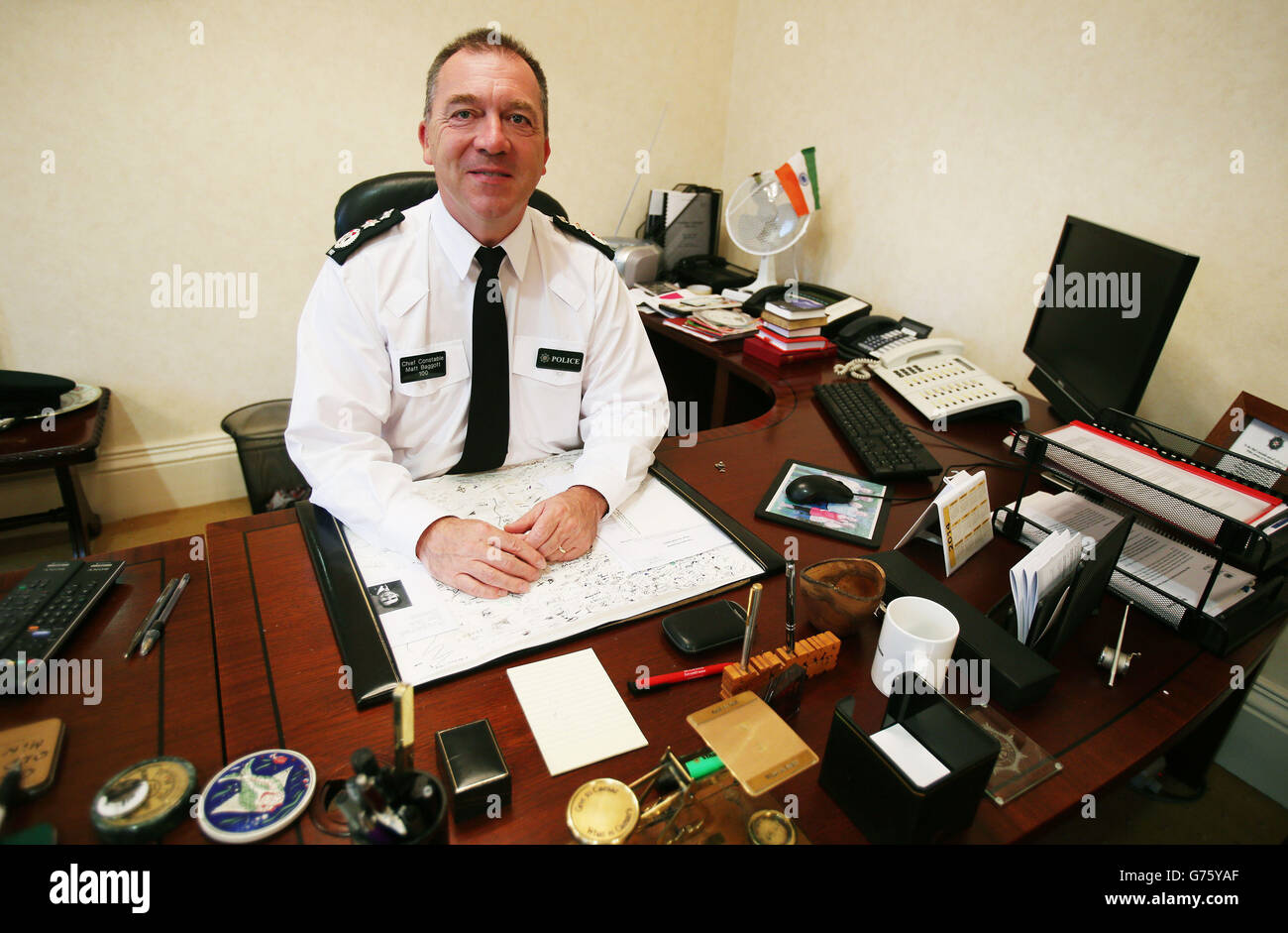 Police Service of Northern Ireland Chief Constable Matt Baggott at ...