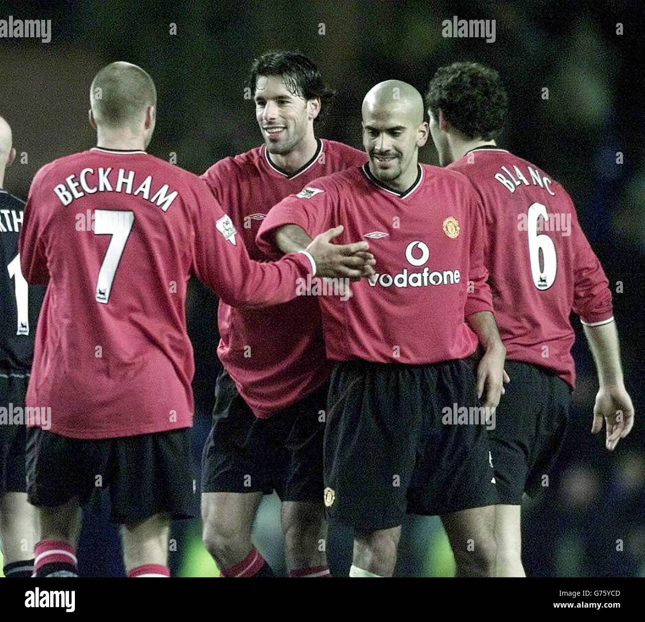 Everton v Manchester United Stock Photo - Alamy