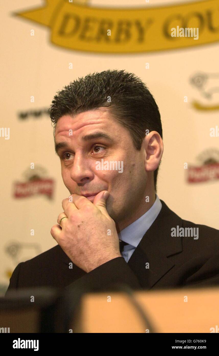 New Manager of Derby County John Gregory Stock Photo - Alamy