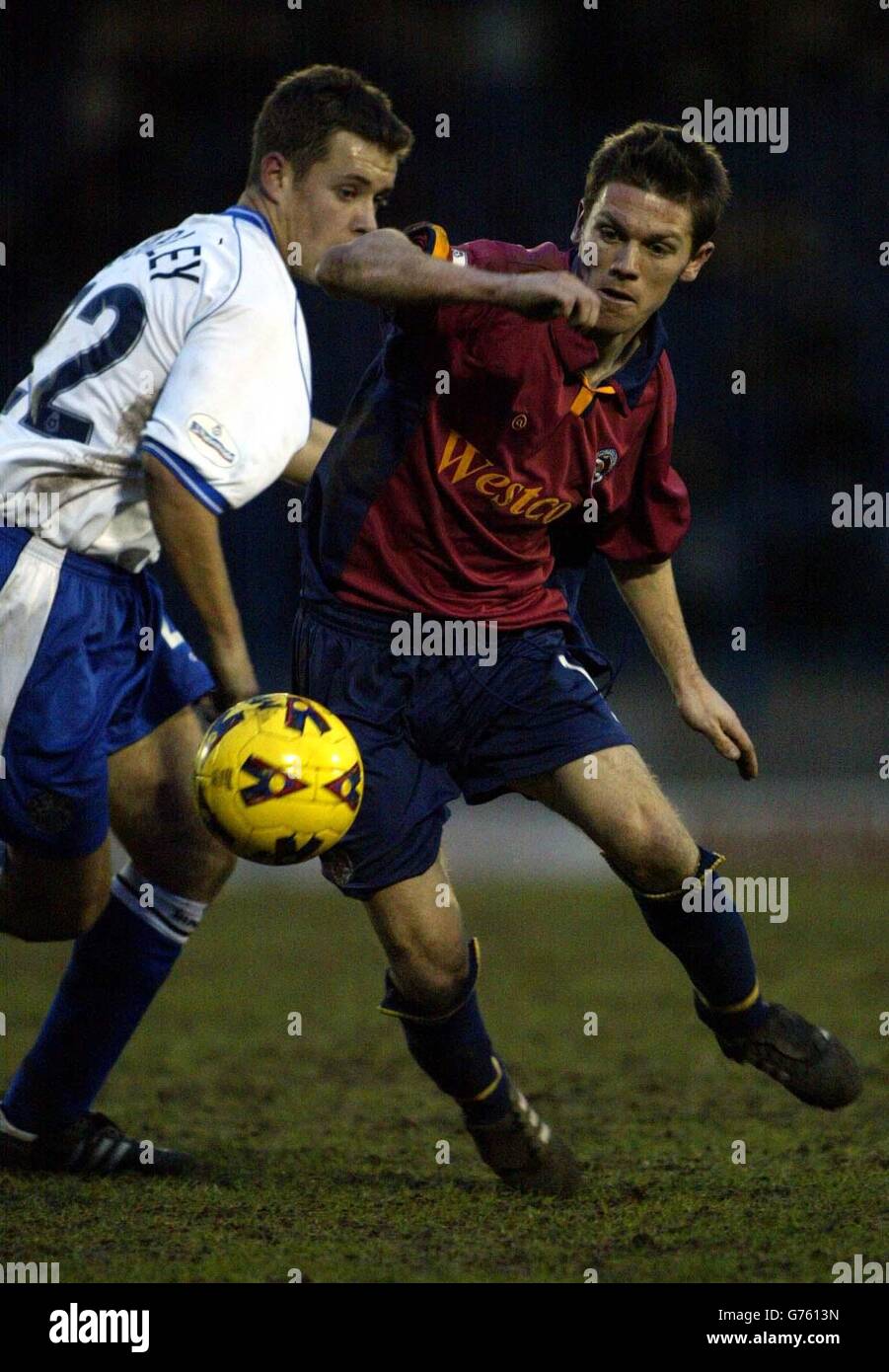 Bury v Reading Stock Photo - Alamy