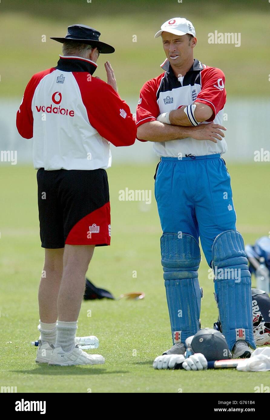 England Cricket- Nasser Hussain Stock Photo - Alamy