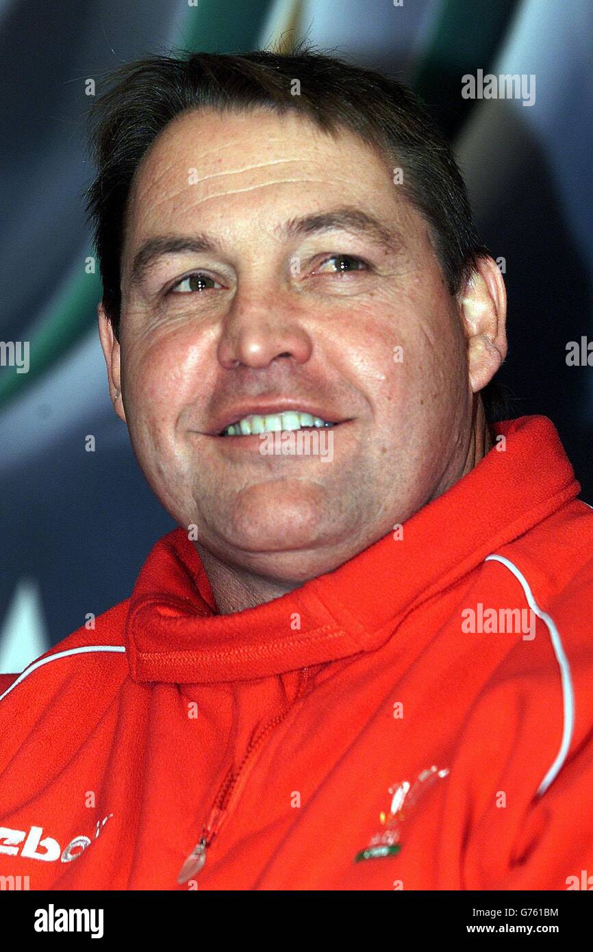 Wales' Rugby Union caretaker coach Steve Hansen, who took over from ...