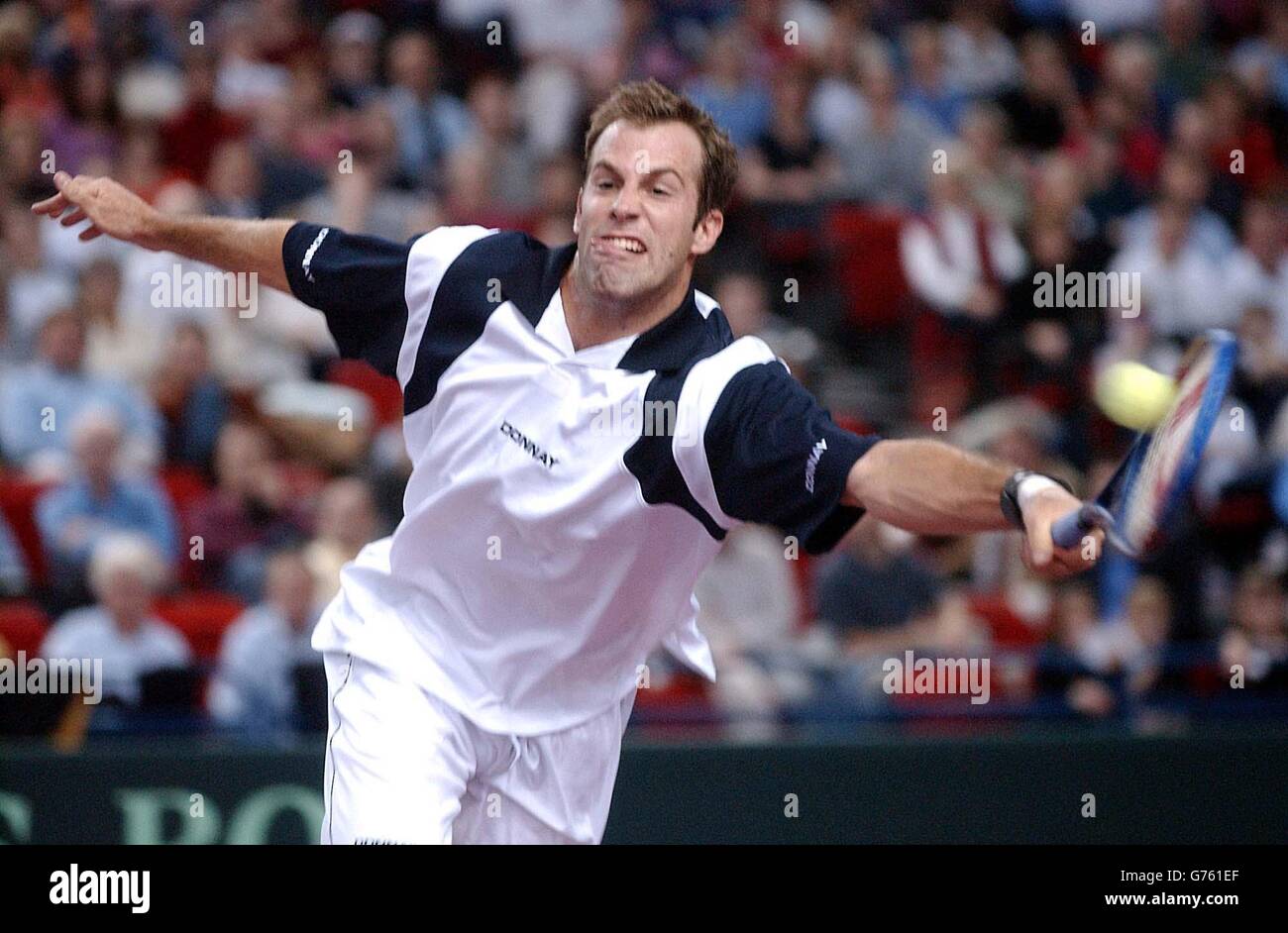 Great Britain's Greg Rusedski in action Stock Photo - Alamy