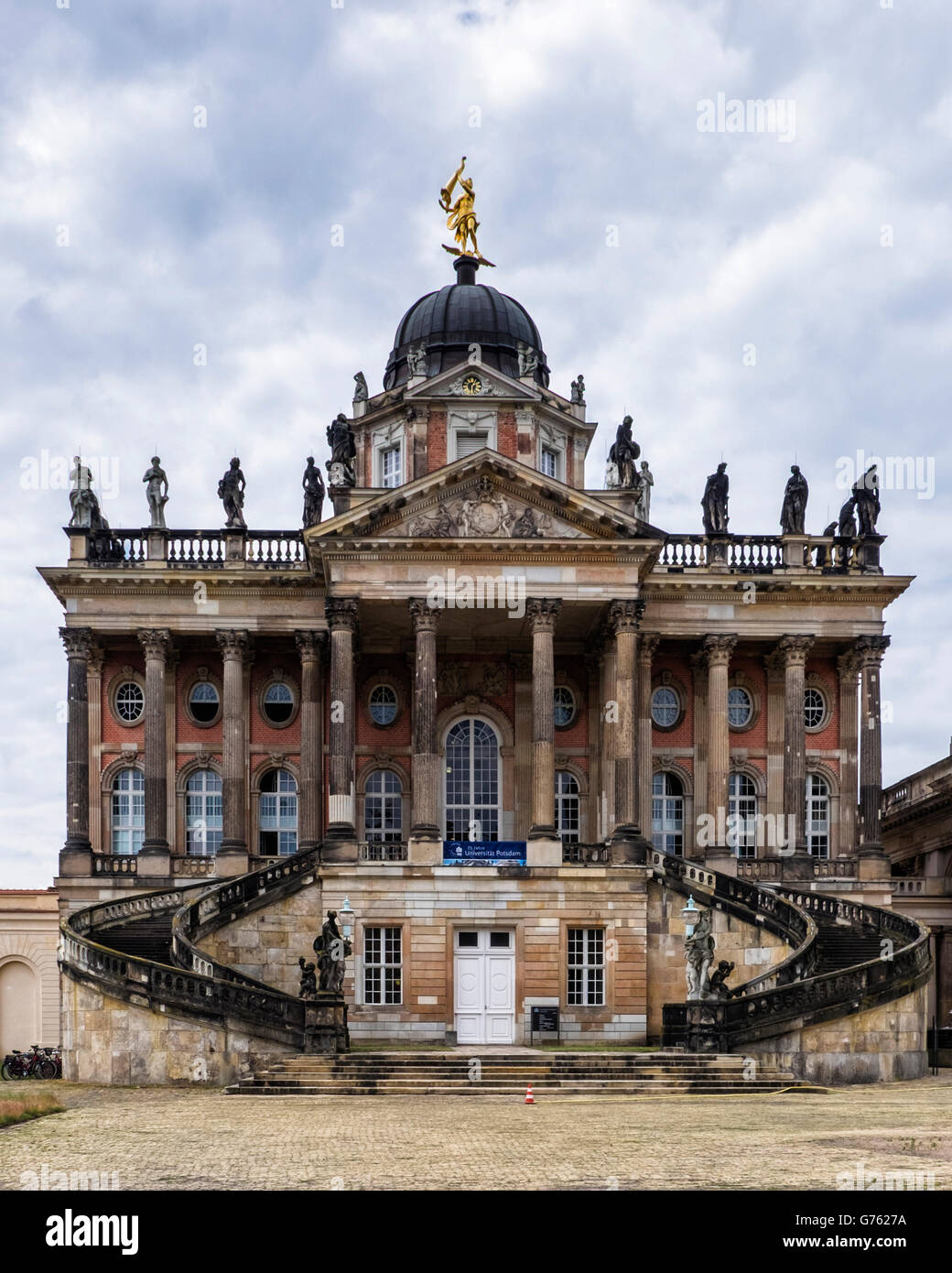 Potsdam University Universität, historic buildings exterior with ...